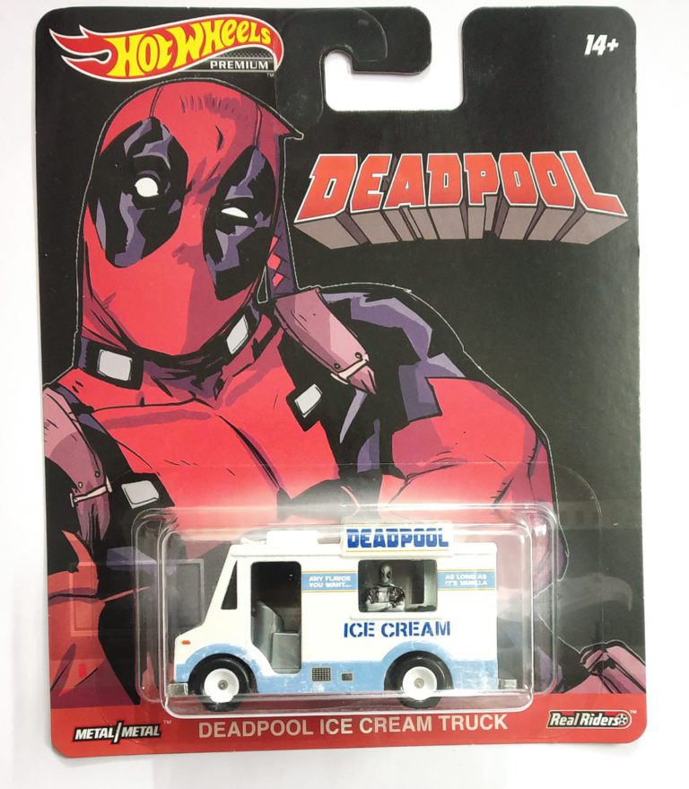 HotWheels Deadpool Ice Cream Truck Replica Entertainment - MINIATURE ...