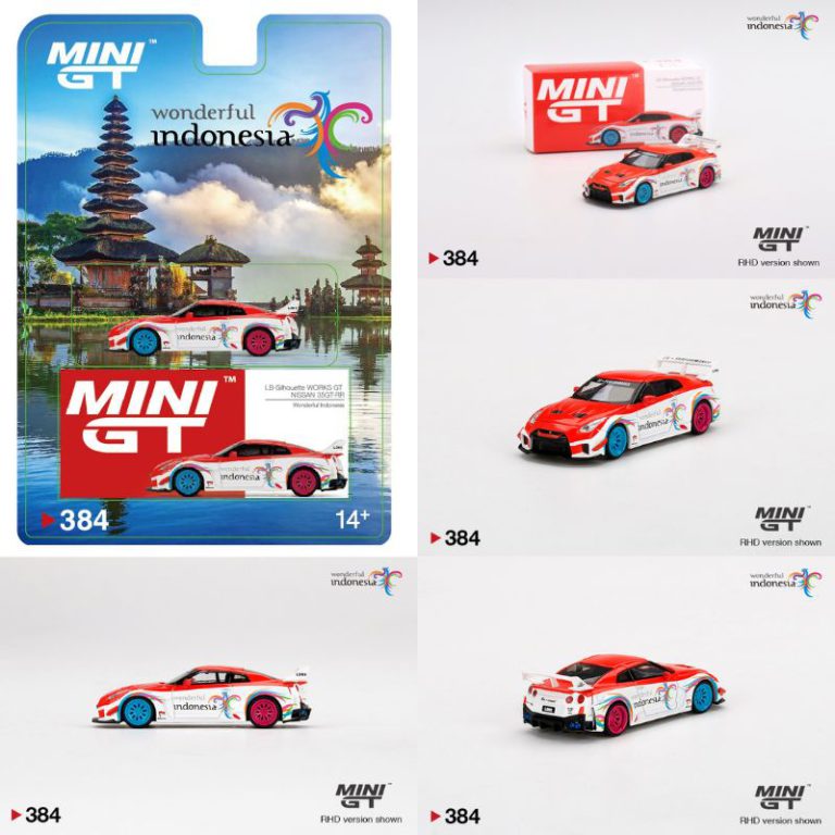 MINI GT Nissan GTR Wonderful Indonesia - MINIATURE TOY SHOP