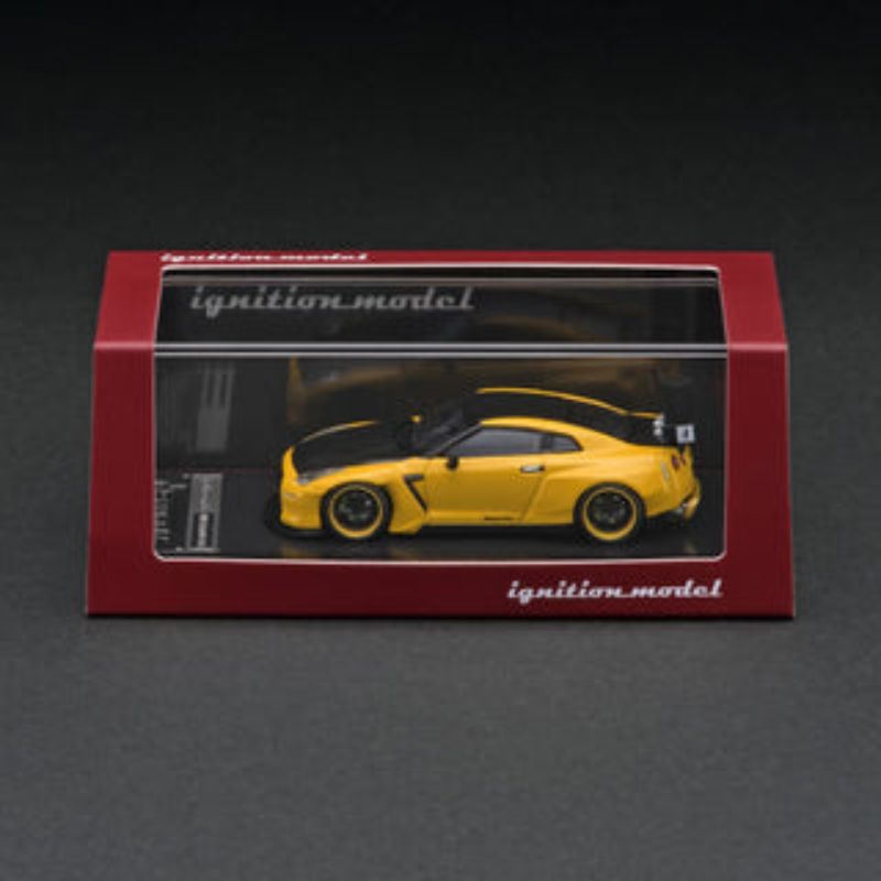 Nissan GT-R R35 Pandem Yellow Metallic by Ignition Model - MINIATURE ...