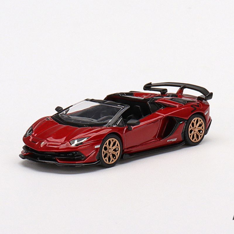 Lamborghini Aventador SVJ Roadster Rosso Efesto By MINI GT - MINIATURE ...